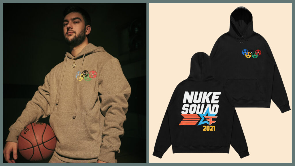 Nuke Squad's Vol. 3 merch features a Nuked version of the Olympic rings ...