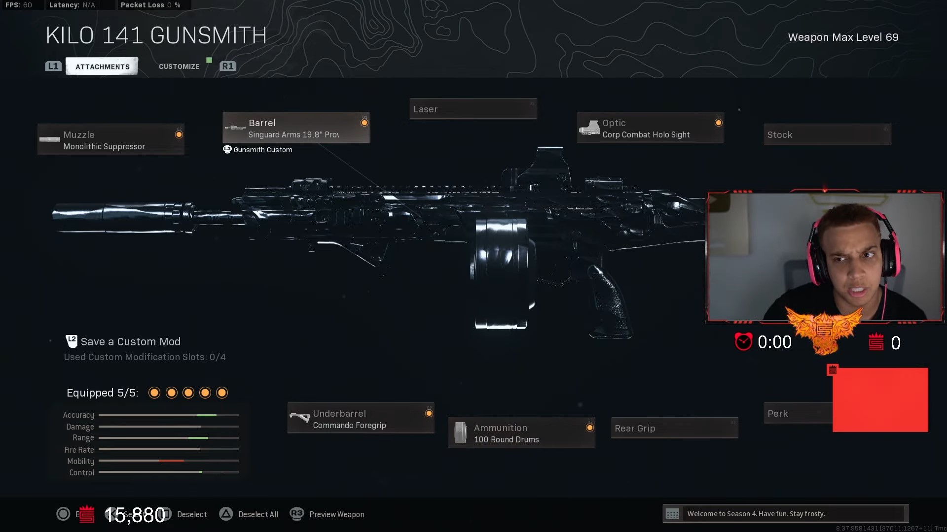 Swagg's Kilo 141 class features a deadly 100 round attachment | ONE Esports