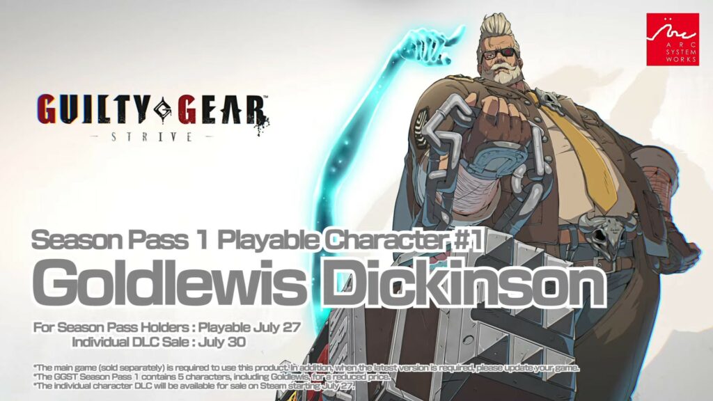 Goldlewis Dickinson is the newest fighter of Guilty Gear Strive | ONE ...