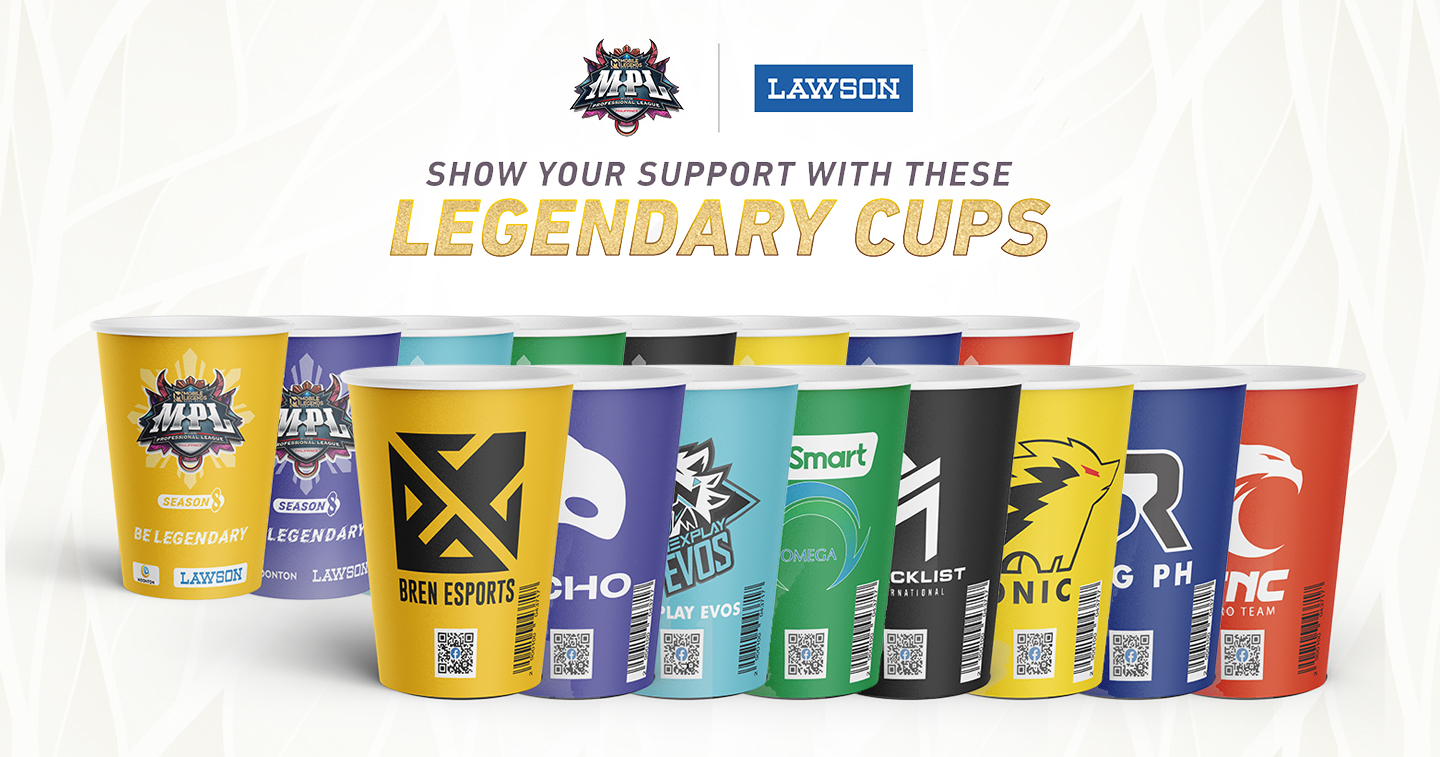 Cheer for your favorite teams with MPL PH and Lawson's legendary cups ...