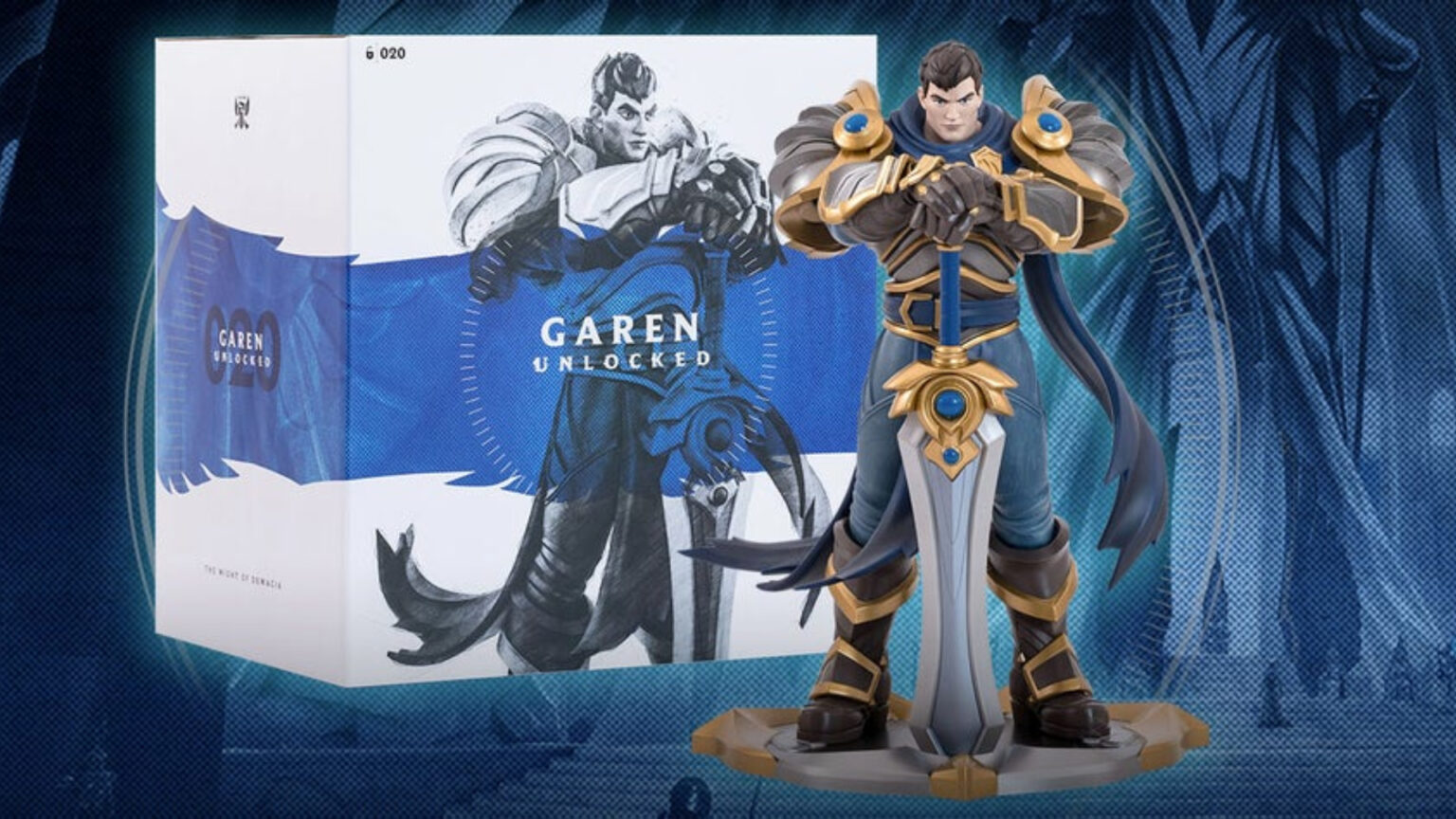 The Garen Unlocked Statue will make you swoon over the Might of Demacia ...