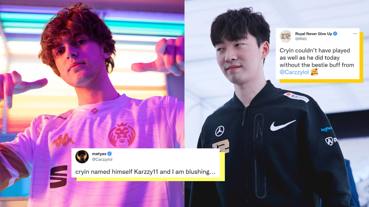 MAD Lions Carzzy and RNG Cryin became friends after screaming at each other | ONE Esports