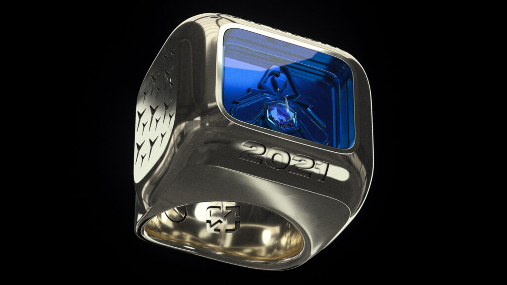 Worlds 2021 new championship rings are made of 18 karat white gold ...