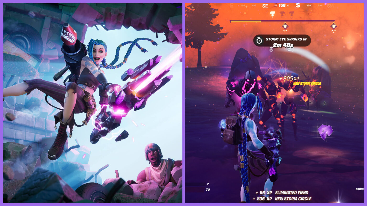 This is the best way to play Arcane Jinx in Fortnite | ONE Esports