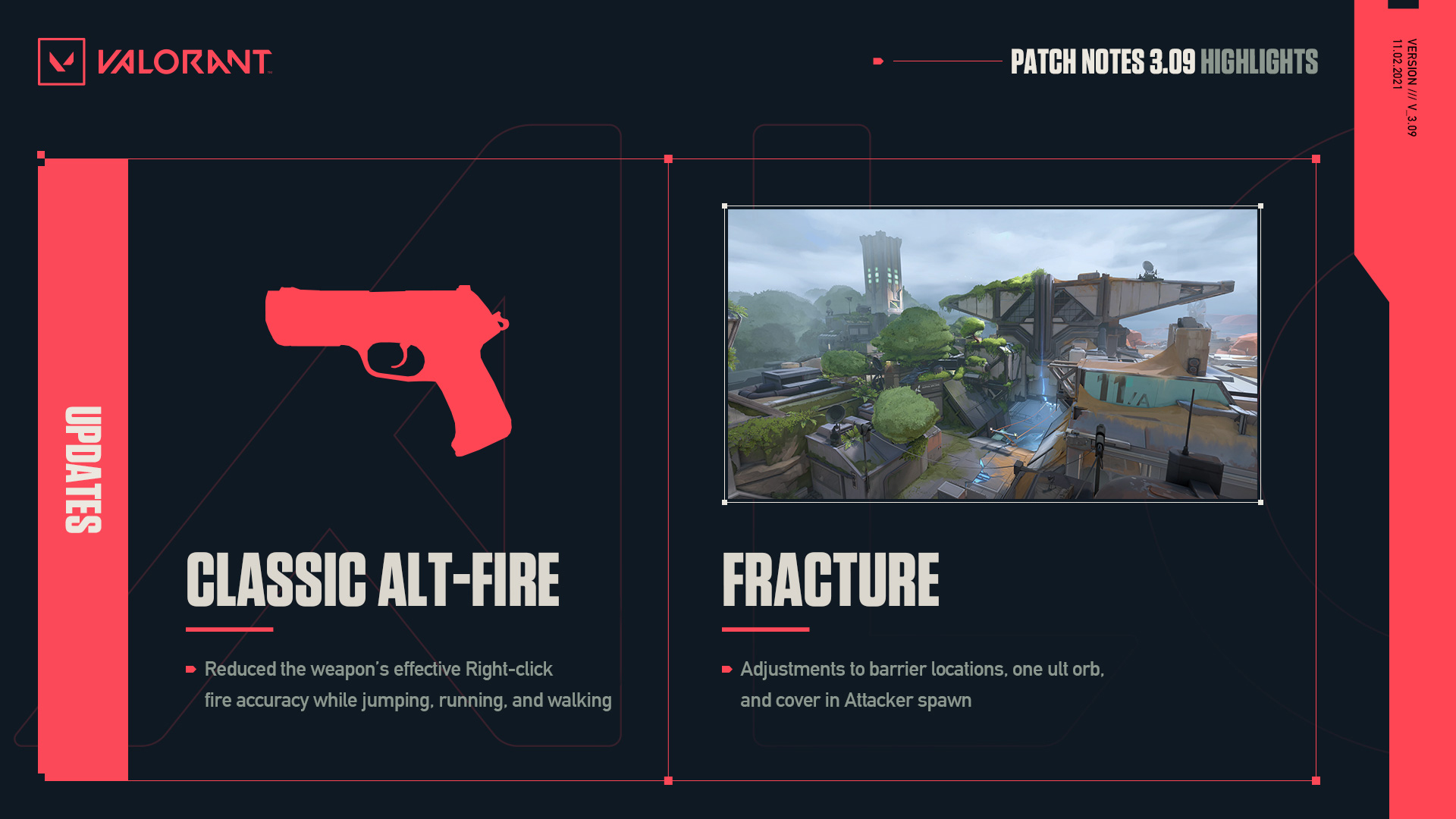 Valorant patch 3.09: Classic right-click finally nerfed | ONE Esports