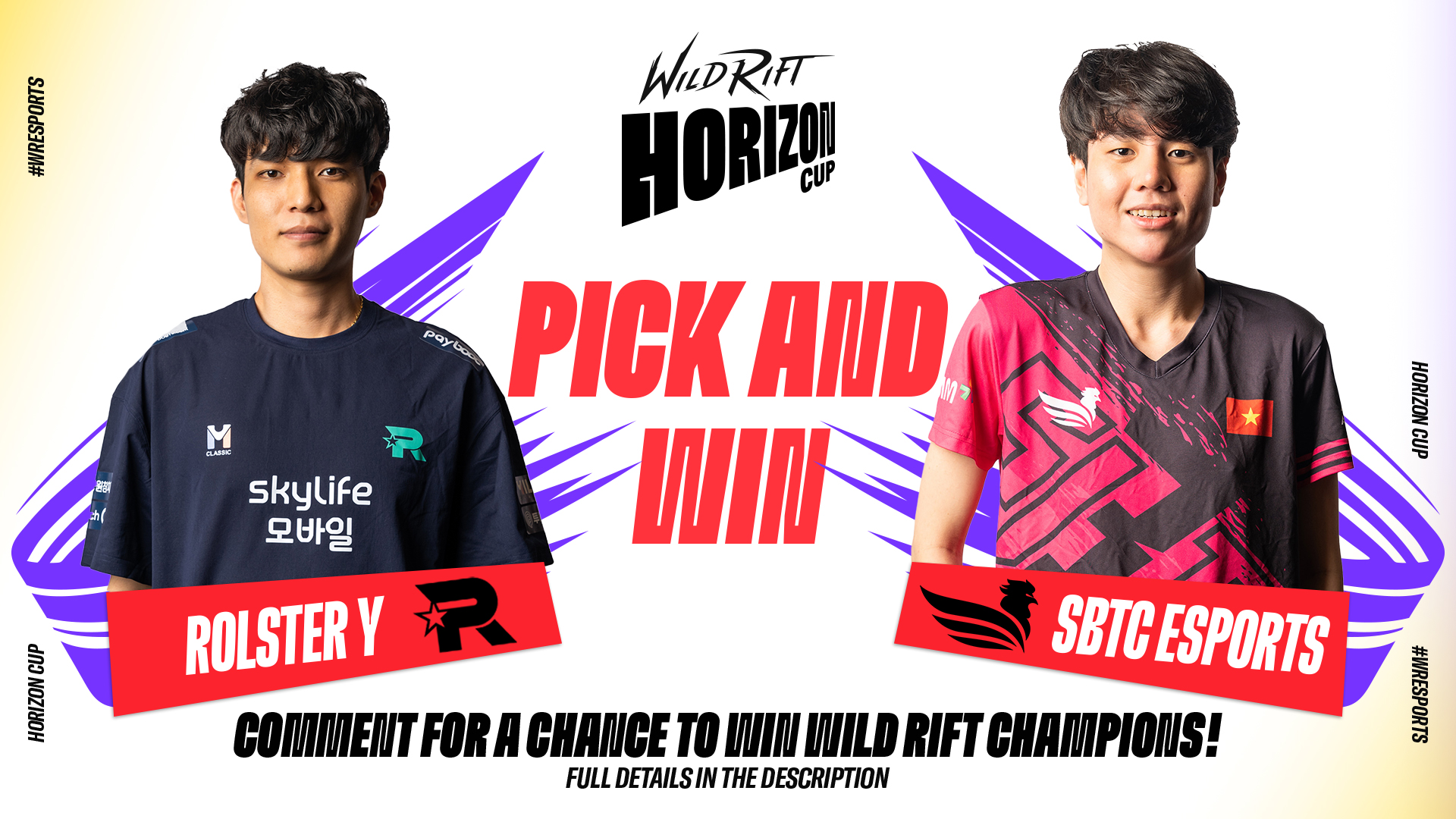 Horizon Cup Pick and Win: Rolster Y vs SBTC Esports | ONE Esports