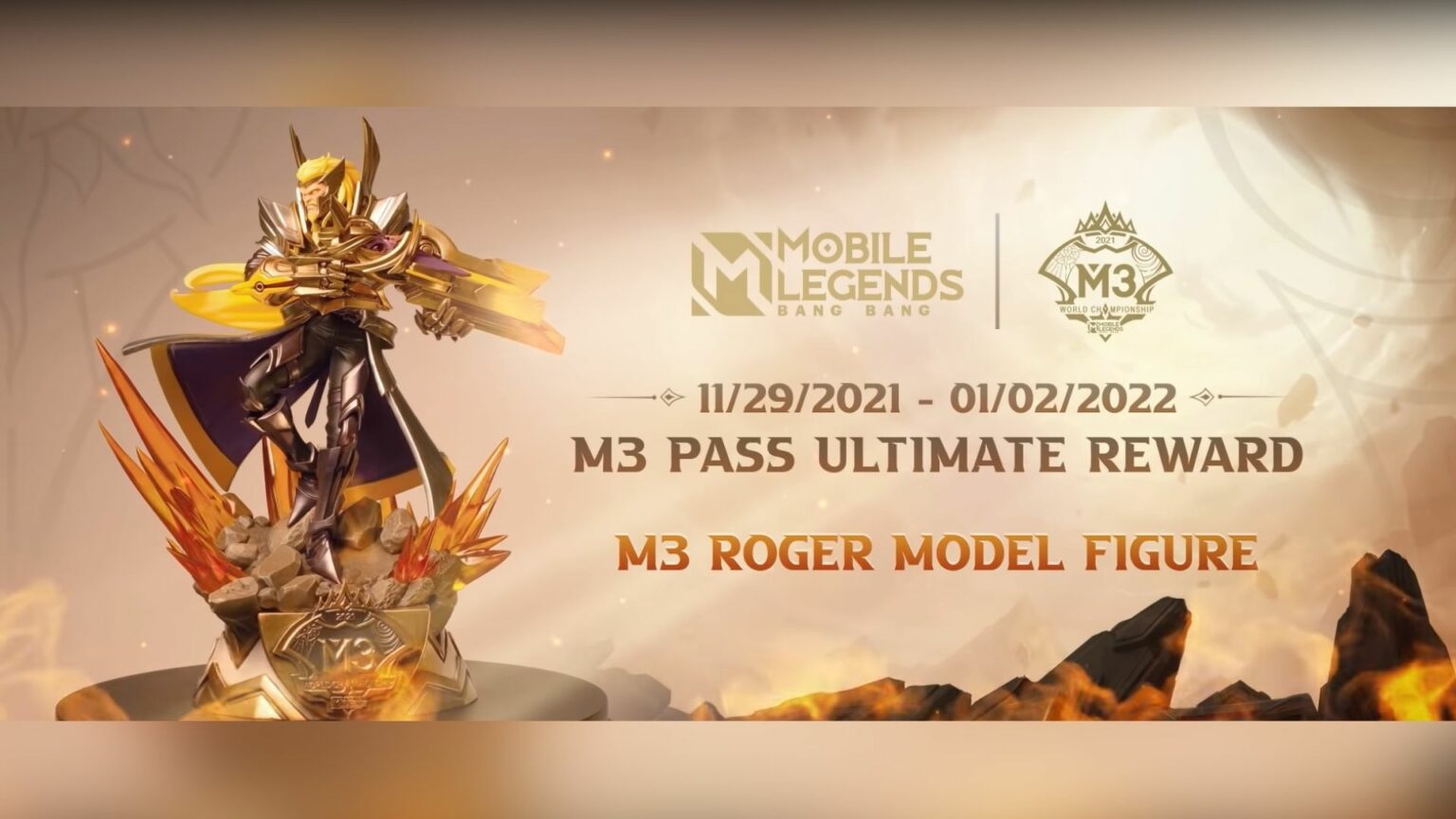 How to get the M3 World Championship exclusive Roger model figure | ONE ...