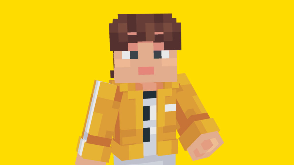 Even in his official Minecraft skin, BTS V still looks as handsome as ...