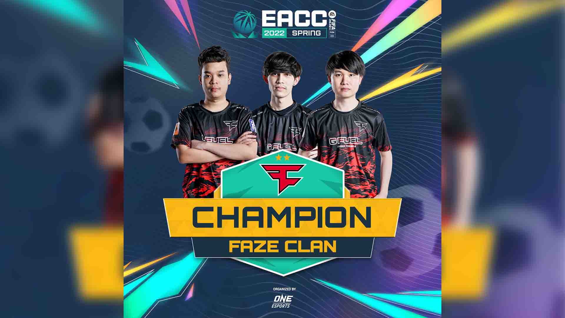 FaZe Clan crowned EACC Spring 2022 champions after thrilling penalty shootout | ONE Esports