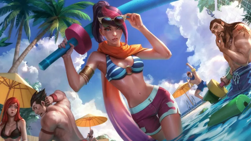 Ranking all Pool Party skins in League of Legends - E Sports Club Games