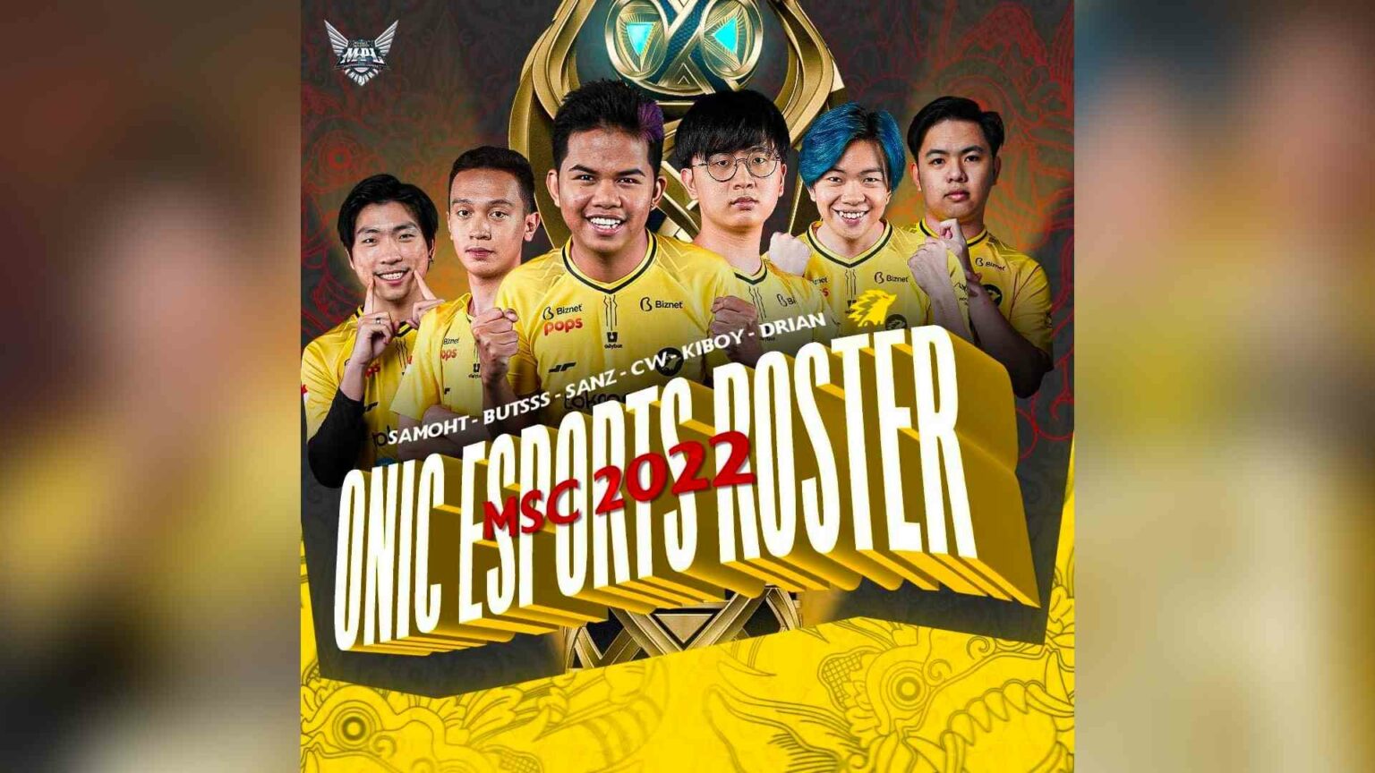 MSC 2022: Full roster of every team competing | ONE Esports