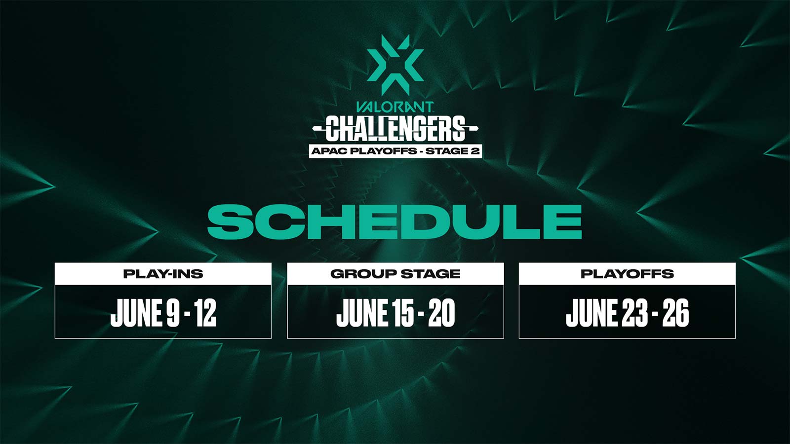 VCT APAC Stage 2 Challengers playoffs: Schedule, results, teams, where ...