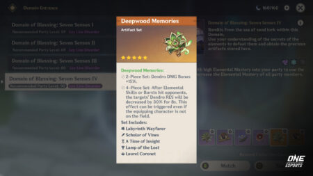 5-star Sumeru artifacts: Best set for characters | ONE Esports