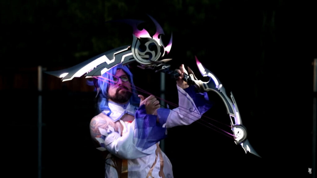 This Ganyu cosplay has a functioning Thundering Pulse bow | ONE Esports