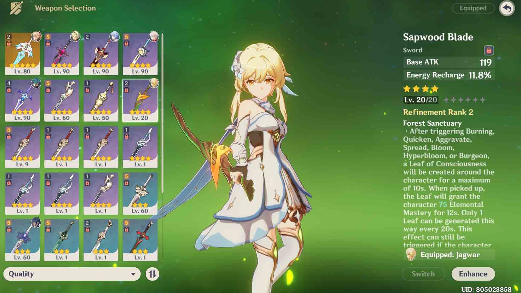 How to get the Sapwood Blade for free in Genshin Impact | ONE Esports