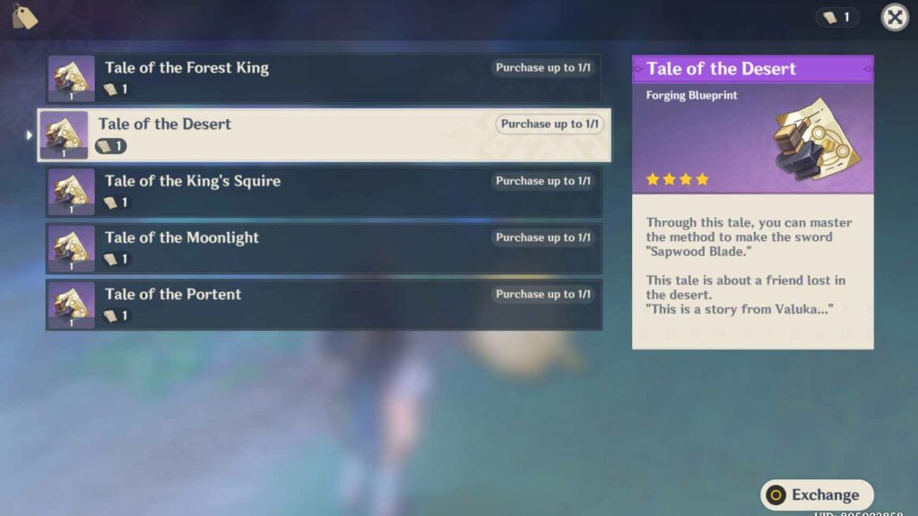 How to get the Sapwood Blade for free in Genshin Impact | ONE Esports