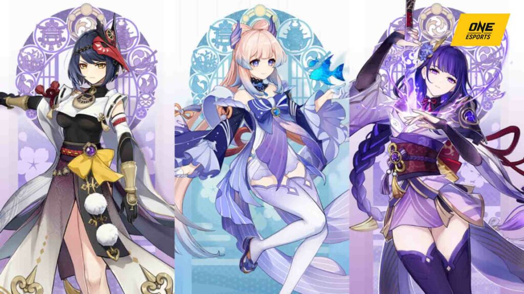 Genshin Impact Inazuma characters: Weapon, VA, element | ONE Esports