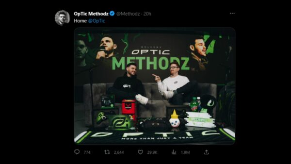 Methodz joins OpTic Gaming as the latest big content creator | ONE Esports