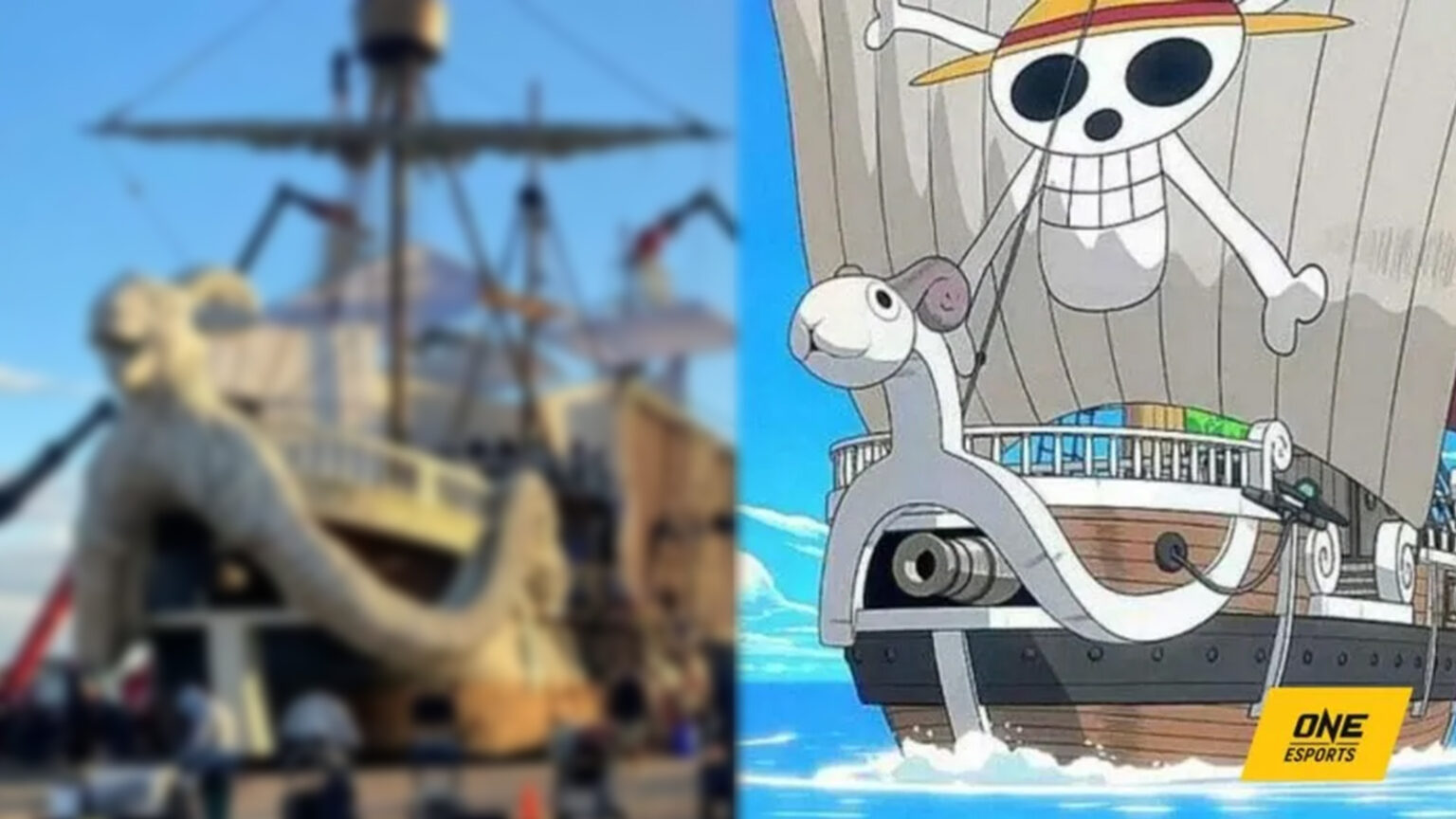 One Piece live-action ships Going Merry, Red force IRL | ONE Esports