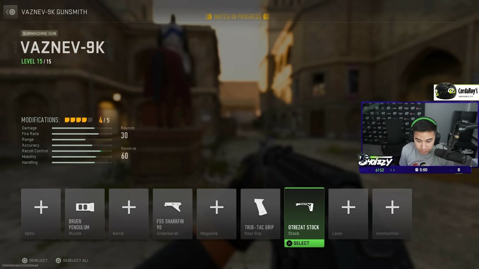 Shotzzy shares Vaznev-9K loadout for Modern Warfare 2 ranked | ONE Esports