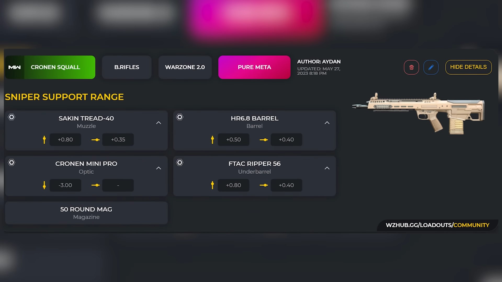 Warzone 2's best Cronen Squall optic according to Aydan | ONE Esports