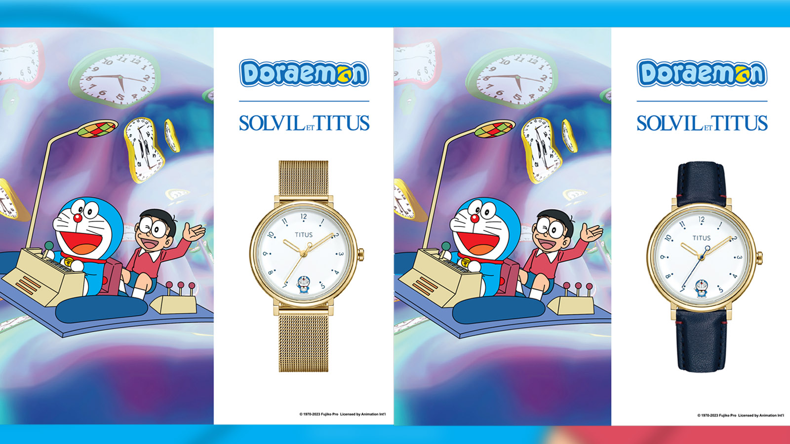 New Doraemon Solvil et Titus watch collaboration collection | ONE Esports