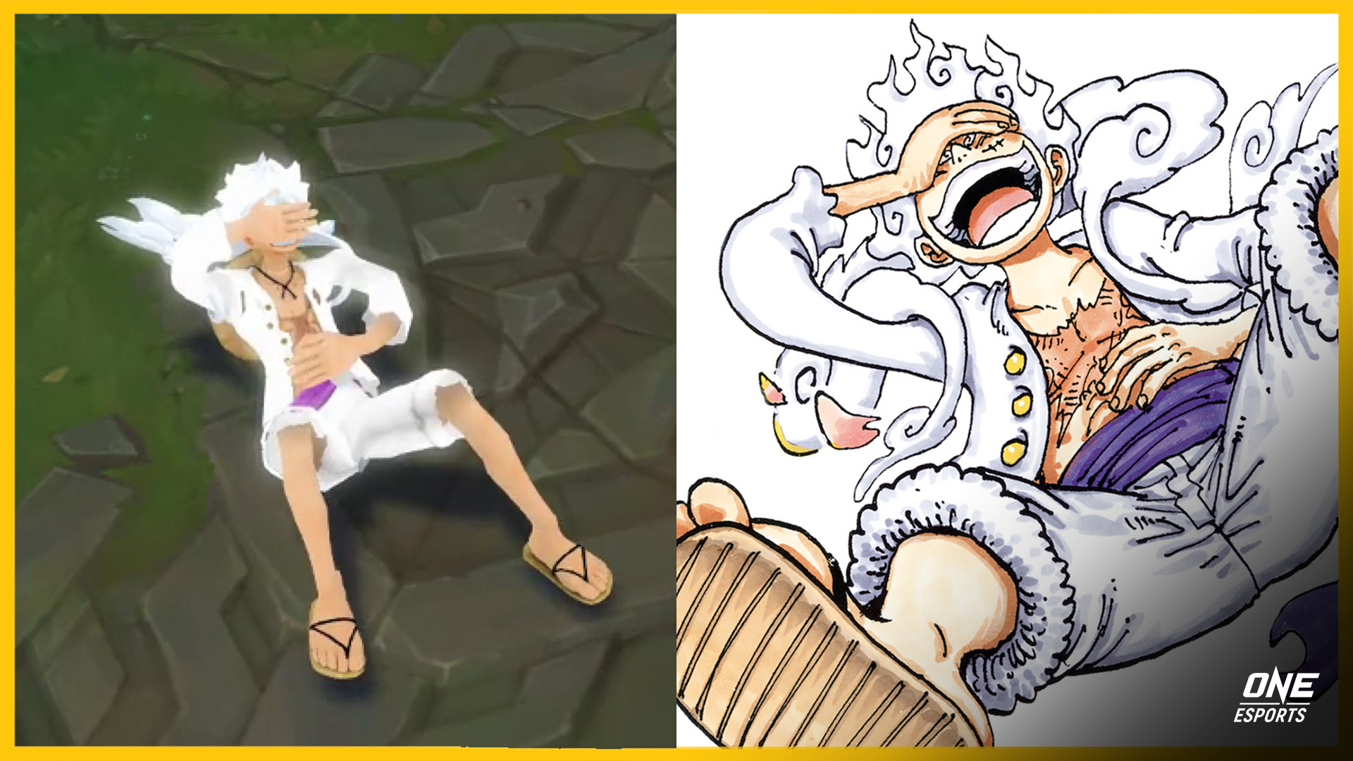 Luffy Gear 5 LoL skin mod now available in League of Legends | ONE Esports
