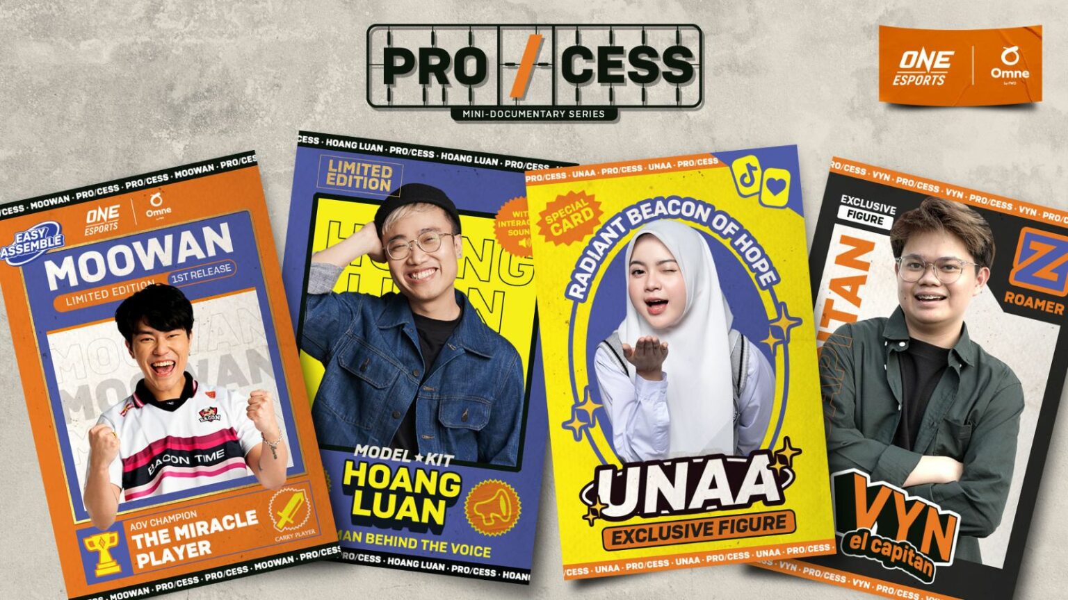 Omne by FWD and ONE Esports, partner for new mini-docu esports series, Pro/cess | ONE Esports