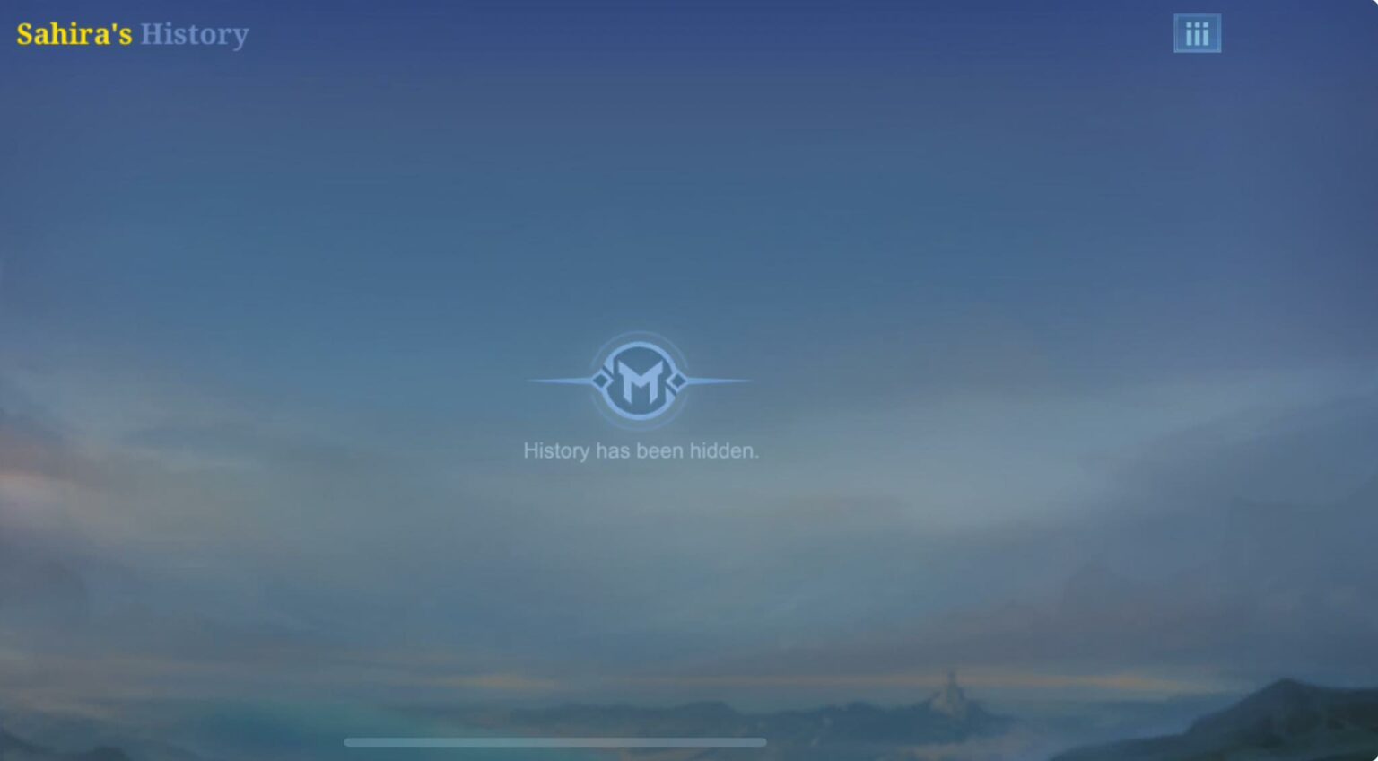 如何在 Mobile Legends: Bang Bang 中隐藏历史记录