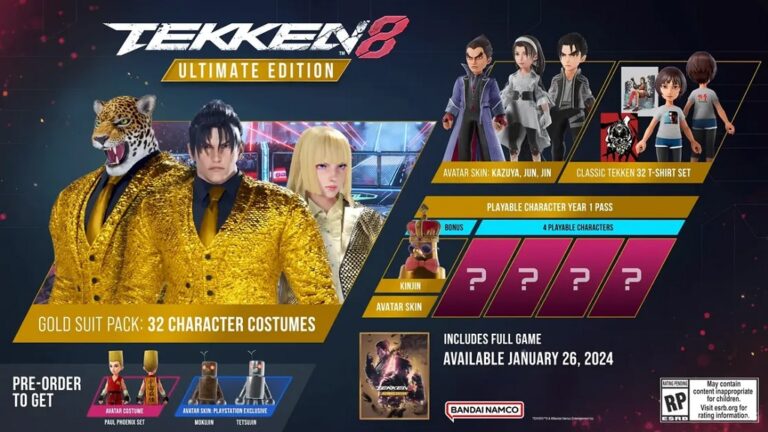 Tekken 8 pre-order guide: Editions, pre-order bonuses | ONE Esports Tekken 8 pre-order guide: Editions, pre-order bonuses | ONE Esports