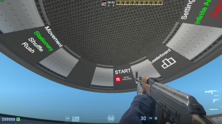 Use this CS2 aim map to warmup with and improve your skill | ONE Esports