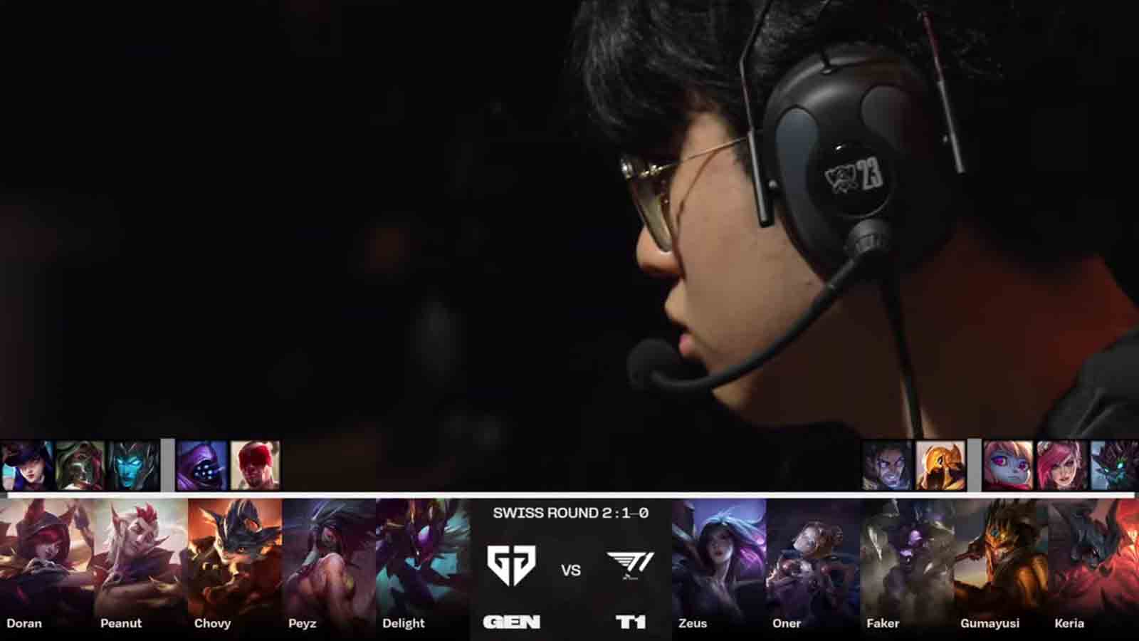 Gen.G在第85場對陣T1時冒著巨大的風險，依靠單排冠軍