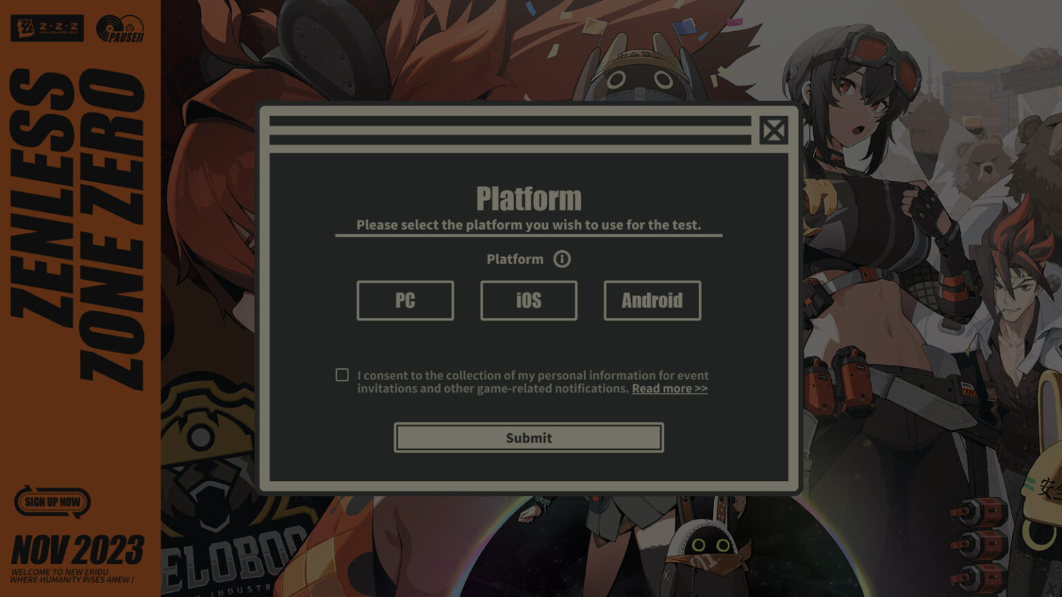 Zenless Zone Zero 2nd closed beta: How to sign up | ONE Esports