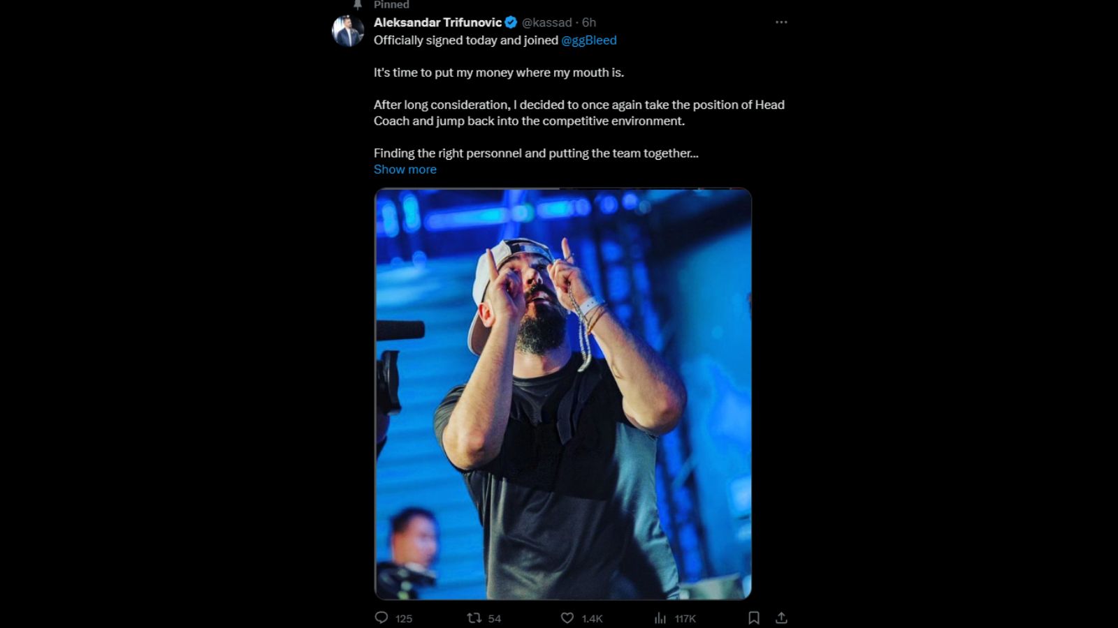 Bleed CS2 signs Kassad as head coach for new year | ONE Esports