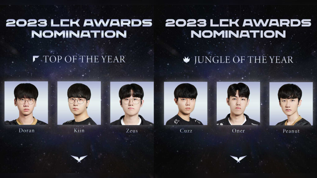 LCK Awards 2023: Schedule, categories, where to watch | ONE Esports