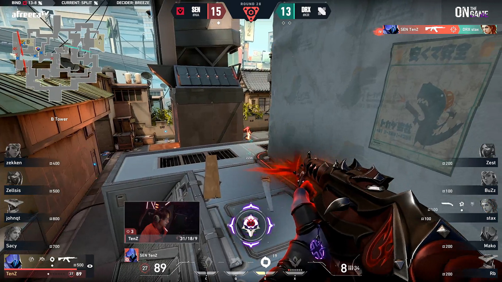 Is Sentinels TenZ the best Omen in Valorant now? He beat #1 | ONE Esports