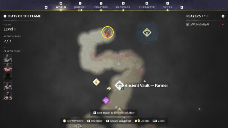 Important Enshrouded Crucible location: Where to find guide | ONE Esports