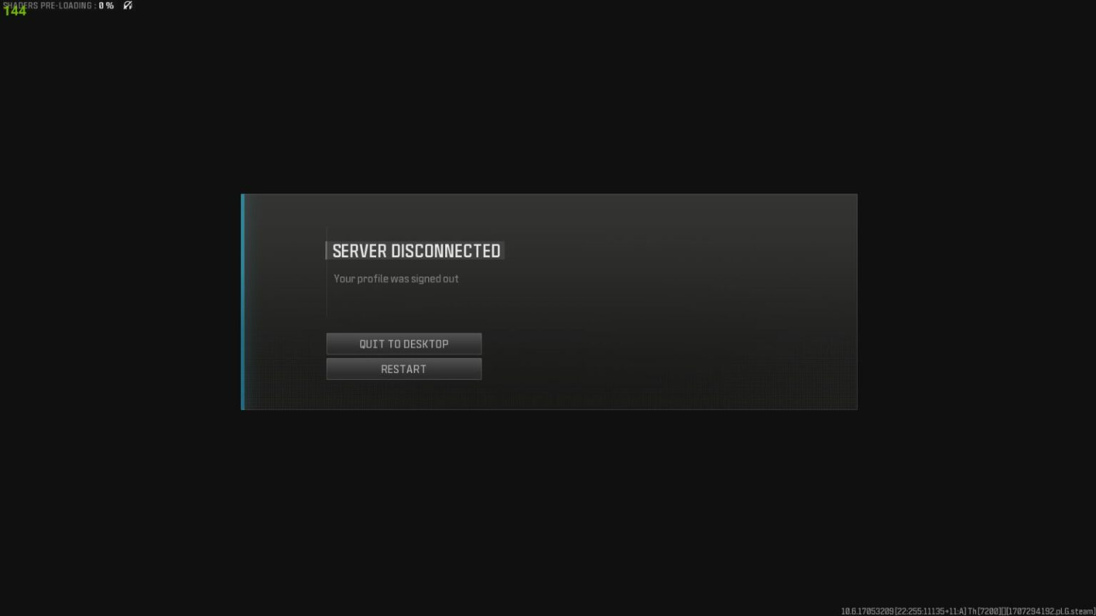 How to fix 'Your profile was signed out' error in MW3 | ONE Esports