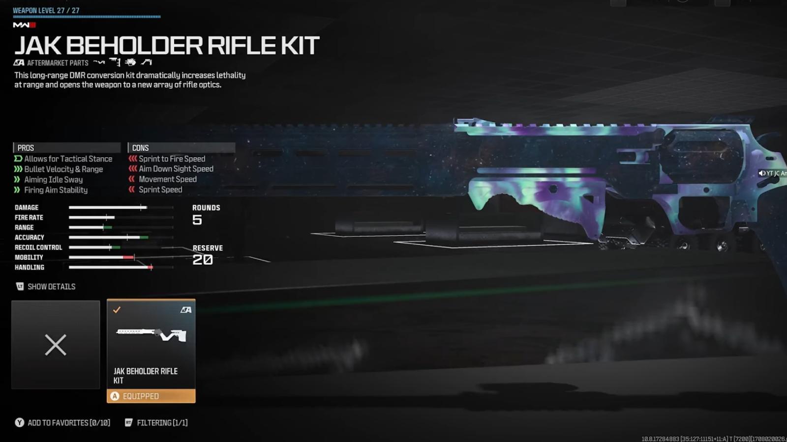 MW3 Marksman Rifle Conversion kit explained -- great part | ONE Esports