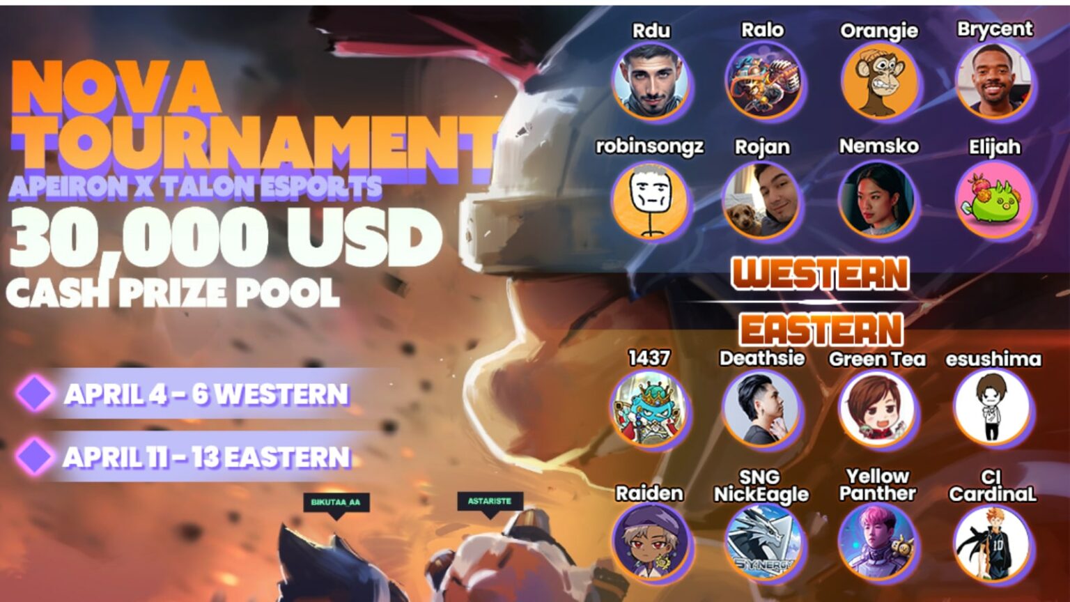 Apeiron x Talon Nova Tournament: Schedule, prize pool | ONE Esports