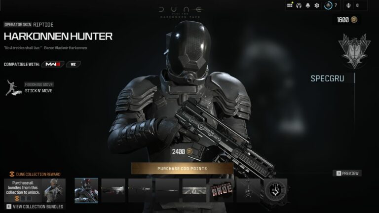 How to get the Harkonnen Hunter skin in MW3 and Warzone | ONE Esports