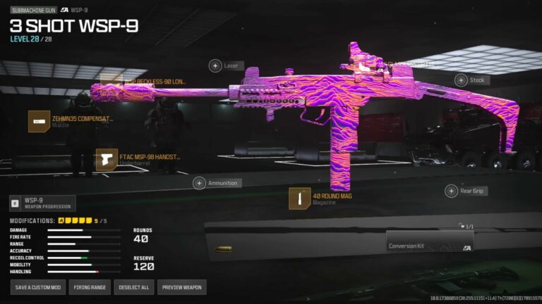 Best WSP 9 loadout MW3 -- meta SMG class setup | ONE Esports