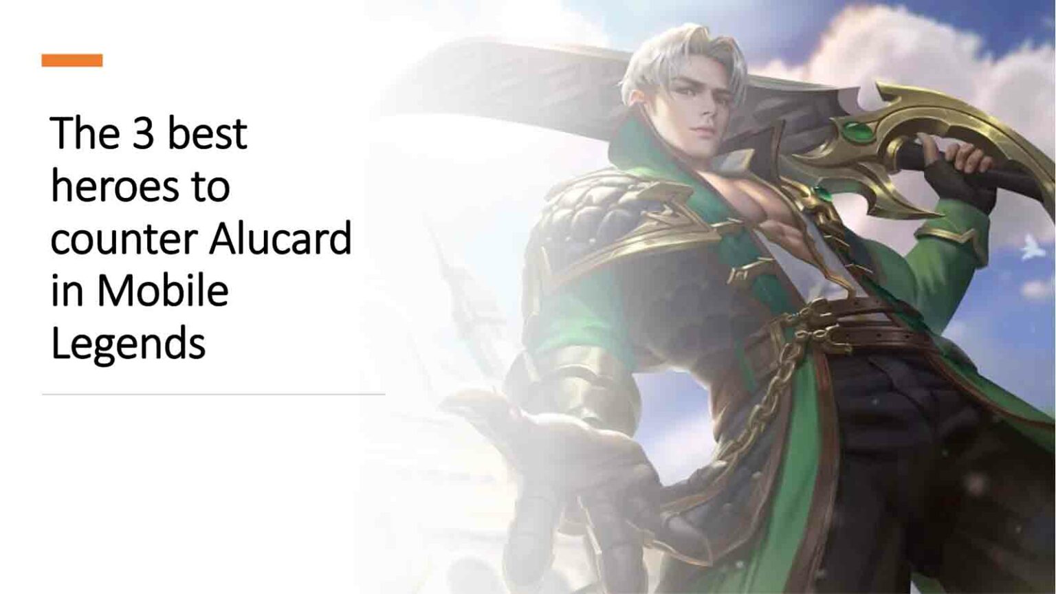 The 9 most handsome Mobile Legends heroes | ONE Esports