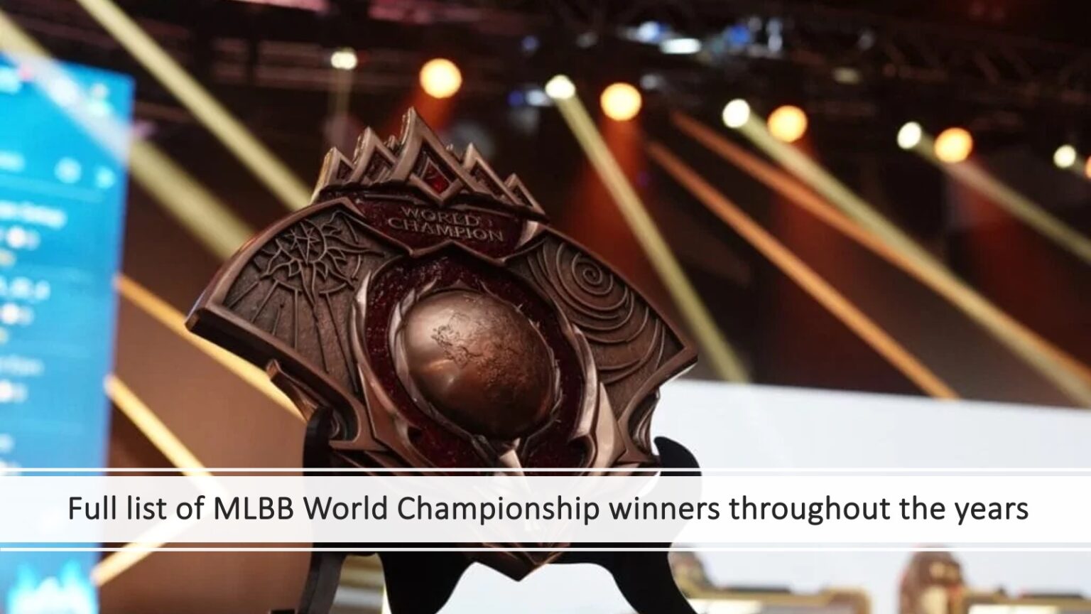 List of MLBB World Championship MVPs throughout the years | ONE Esports