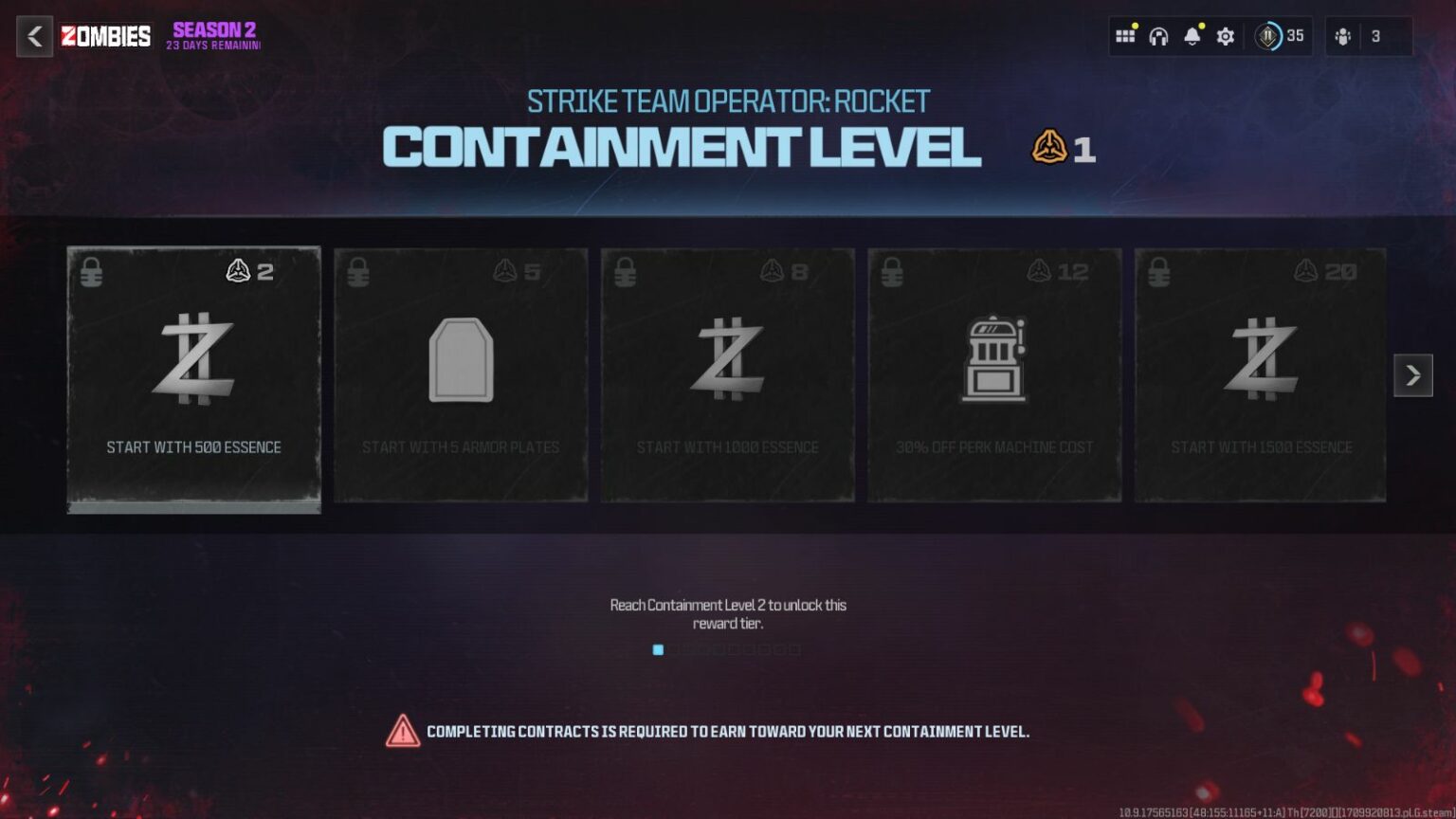 MW3 Zombies Containment Level -- big tier rewards and more | ONE Esports