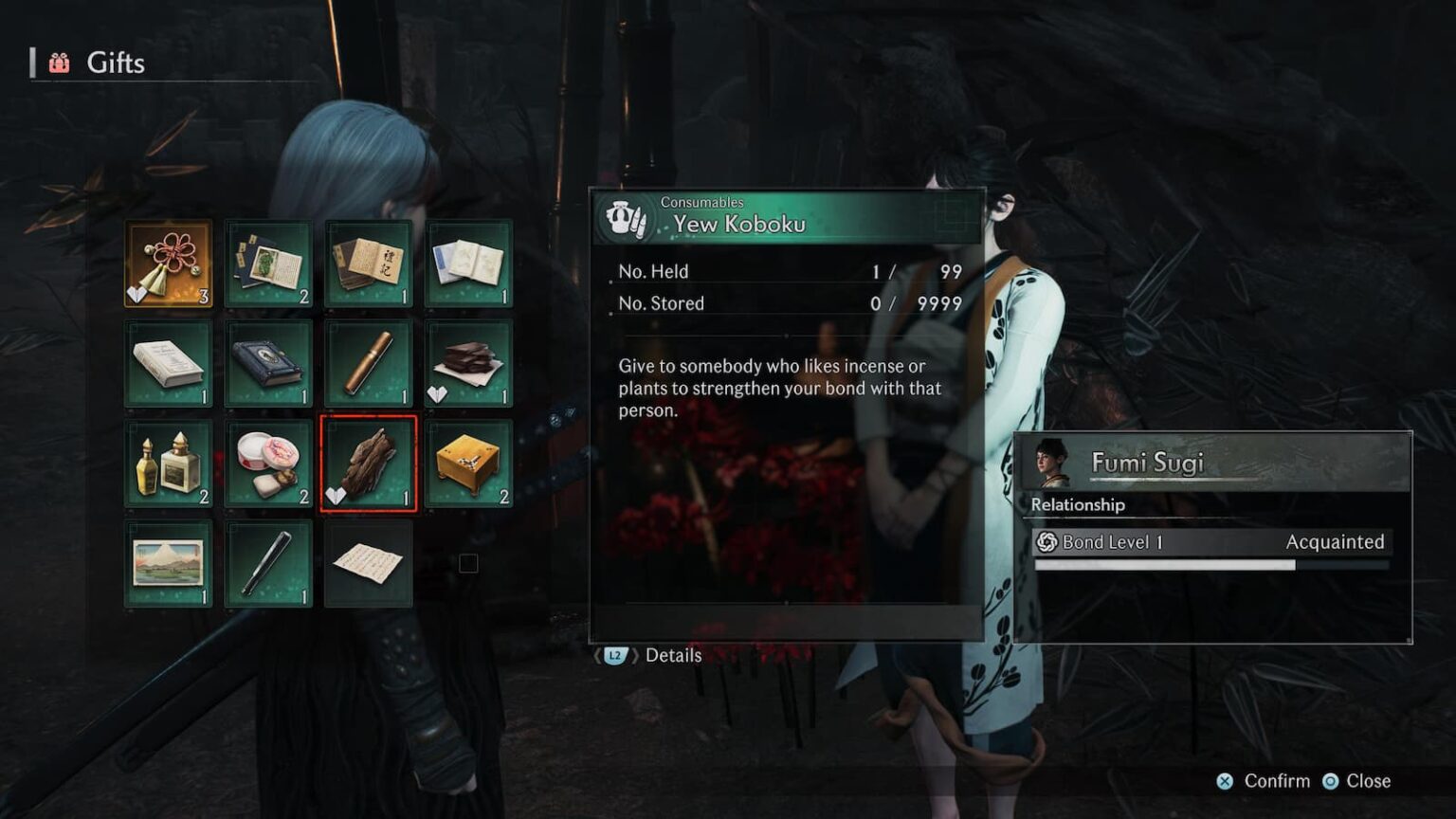 All the best gifts for companions in Rise of the Ronin | ONE Esports