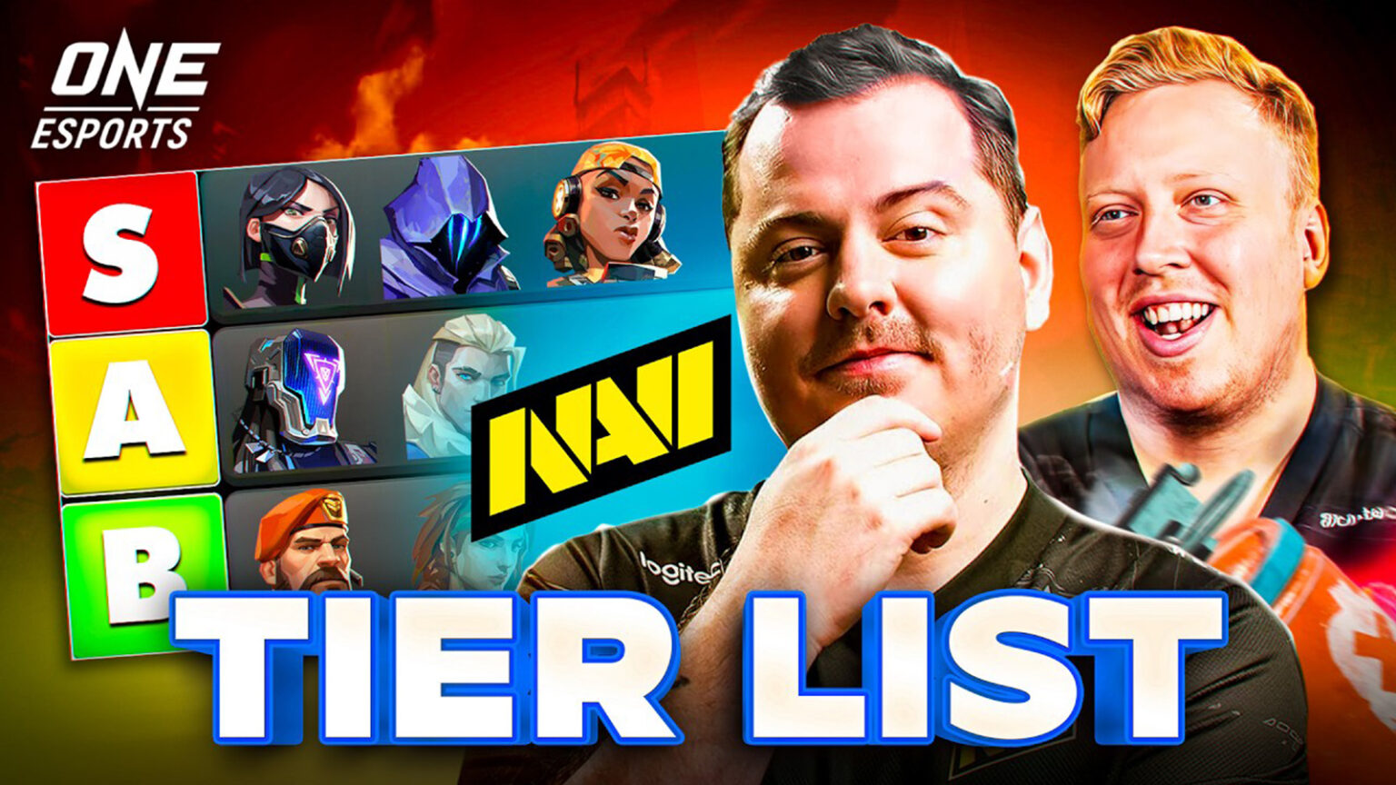 NAVI Ardiis and Ange1's Valorant agent tier list patch 8.04 | ONE Esports