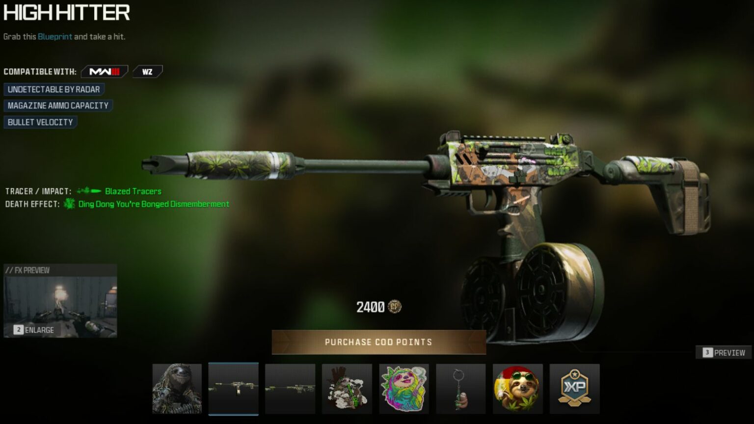 Stoney Sloth tracer pack MW3: Price and items | ONE Esports