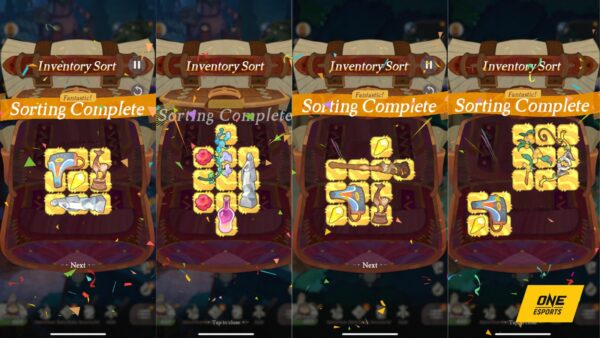 How to complete the Inventory Sort mini-game in AFK Journey | ONE Esports