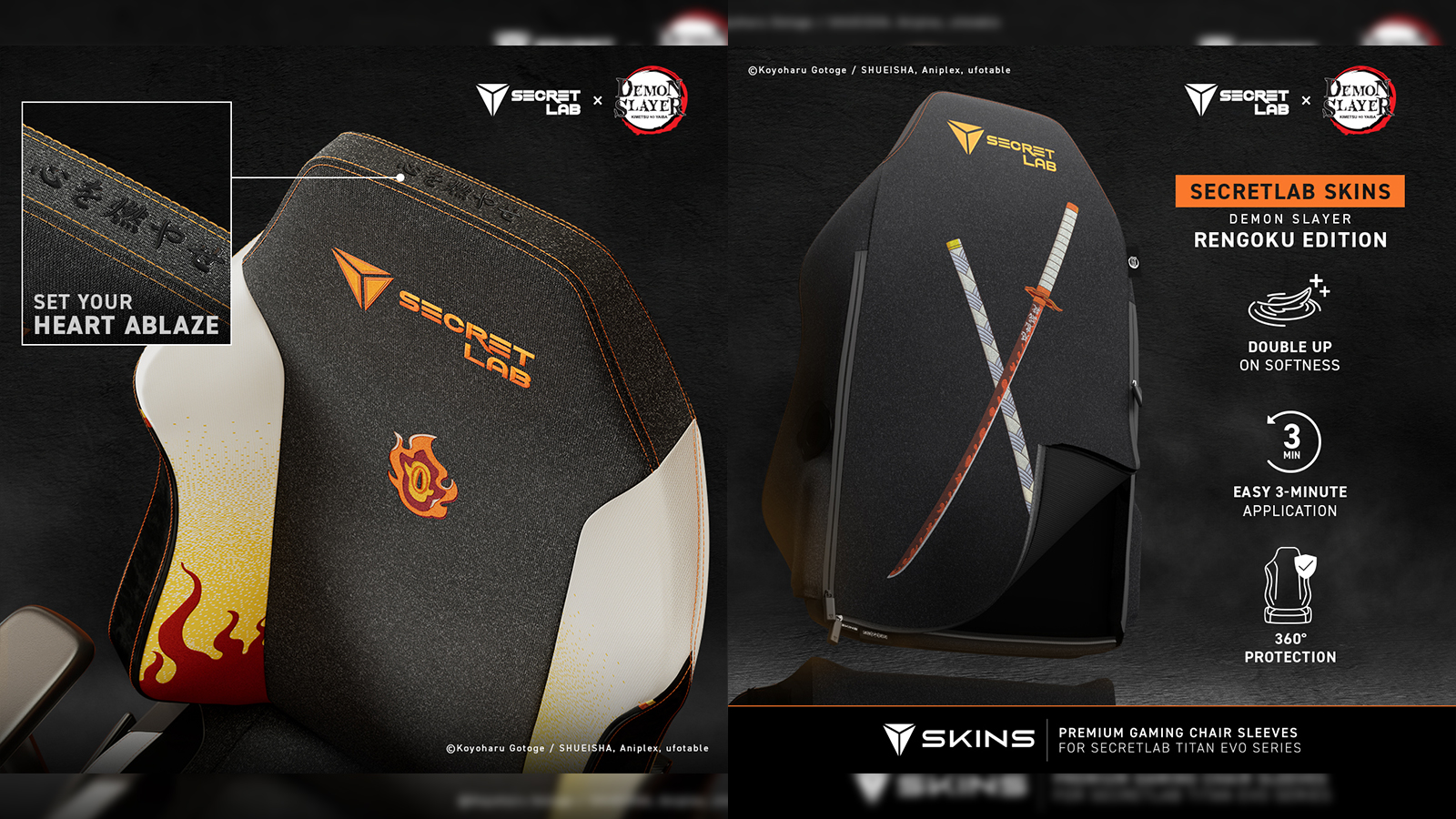 Join the elite with Demon Slayer Hashira Secretlab chairs | ONE Esports